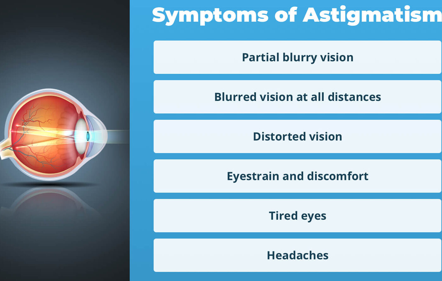 Discover the biology behind how glasses correct blurred vision